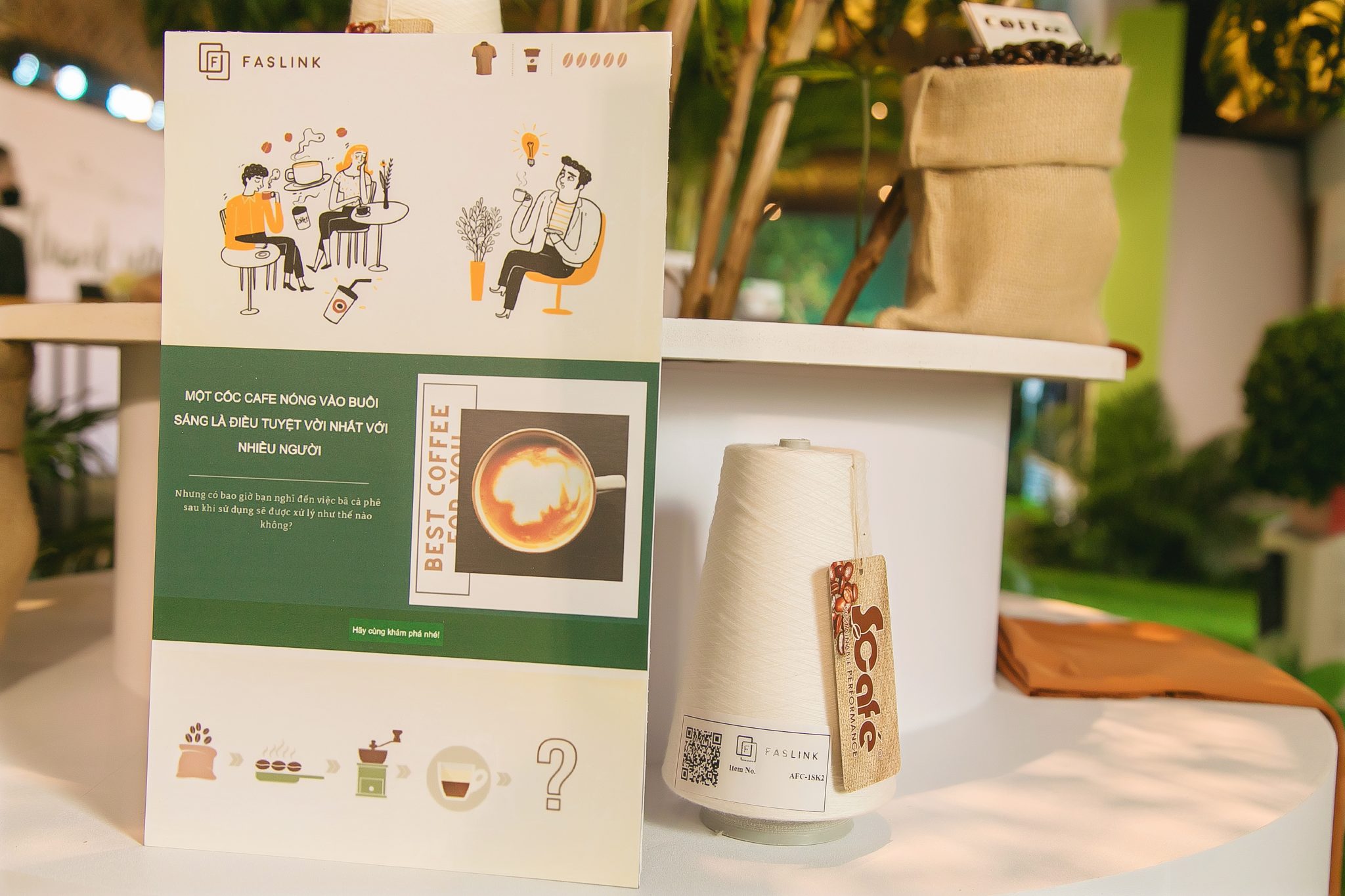 Research and application of Café fabric - environmentally friendly