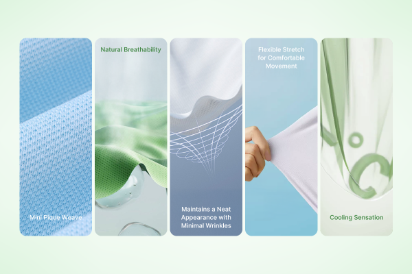 Knit Lotus Pique: The Essence of Lotus Fiber in Every Thread